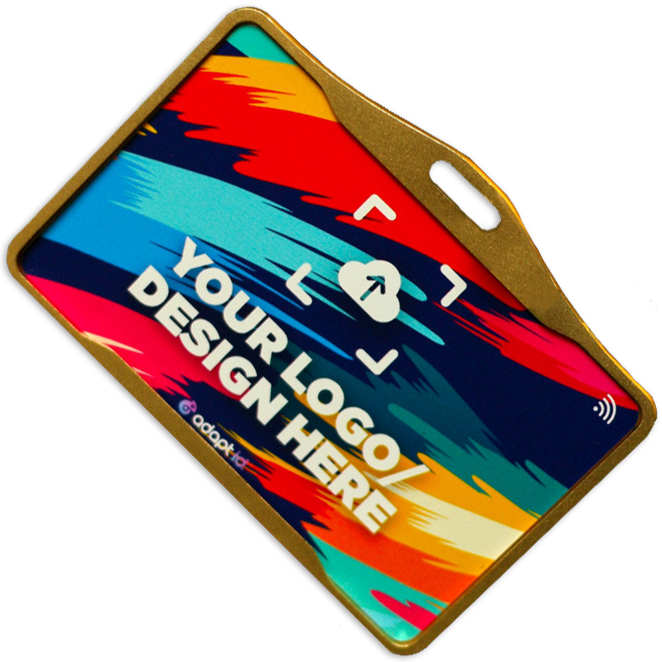 Metal Gold Card Holder | Adapt ID